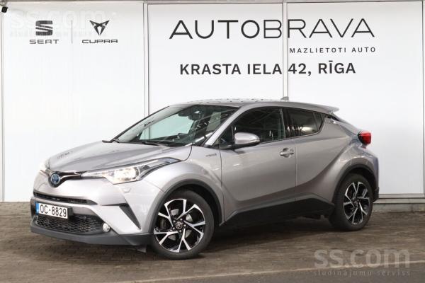 Grey Toyota C-HR 2019 in Riga, with an engine capacity of 1.80 L and mileage of 110 thousand km for 23500 €, photo 1 on AUTOMOTO.COM.LV
