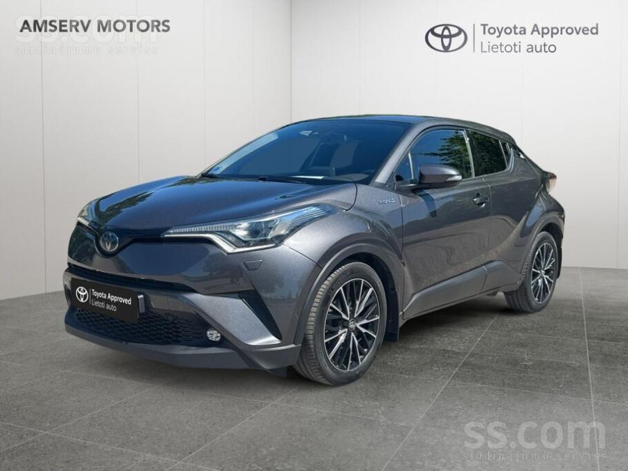 Grey Toyota C-HR 2019 in Riga, with an engine capacity of 1.80 L and mileage of 125 thousand km for 18300 €, photo 1 on AUTOMOTO.COM.LV