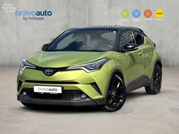 Pelēks Toyota C-HR 2019 Kauņa, ar dzinēja tilpumu 1.80 L un nobraukumu 78 tūkst. km par 22271 €, foto  vietnē AUTOMOTO.COM.LV