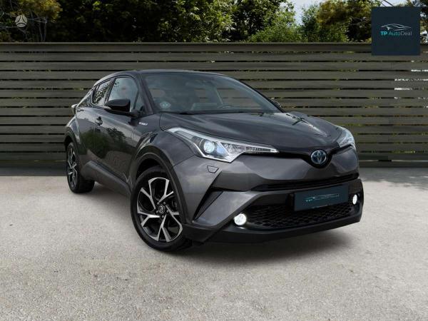 Pelēks Toyota C-HR 2019 Kauņa, ar dzinēja tilpumu 1.80 L un nobraukumu 68 tūkst. km par 13350 €, foto 1 vietnē AUTOMOTO.COM.LV