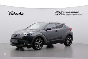 Grey Toyota C-HR 2019 in Vilnius, with an engine capacity of 1.80 L and mileage of 79 thousand km for 21900 €, photo  on AUTOMOTO.COM.LV