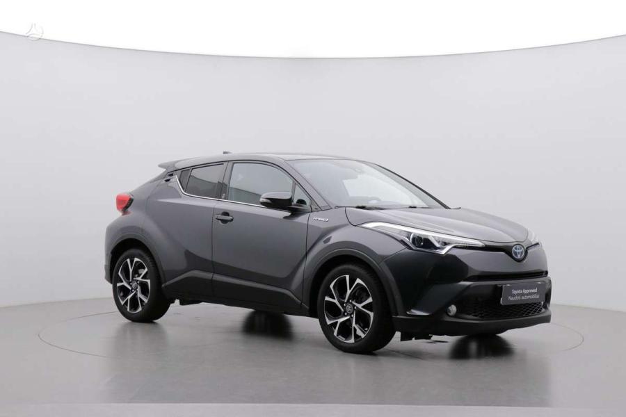 Grey Toyota C-HR 2019 in Vilnius, with an engine capacity of 1.80 L and mileage of 79 thousand km for 21900 €, photo 20 on AUTOMOTO.COM.LV