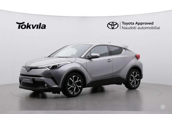 Grey Toyota C-HR 2019 in Vilnius, with an engine capacity of 1.80 L and mileage of 87 thousand km for 19900 €, photo 1 on AUTOMOTO.COM.LV