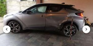 Grey Toyota C-HR 2020 in Vilnius, with an engine capacity of 1.80 L and mileage of 102 thousand km for 13900 €, photo 6 on AUTOMOTO.COM.LV