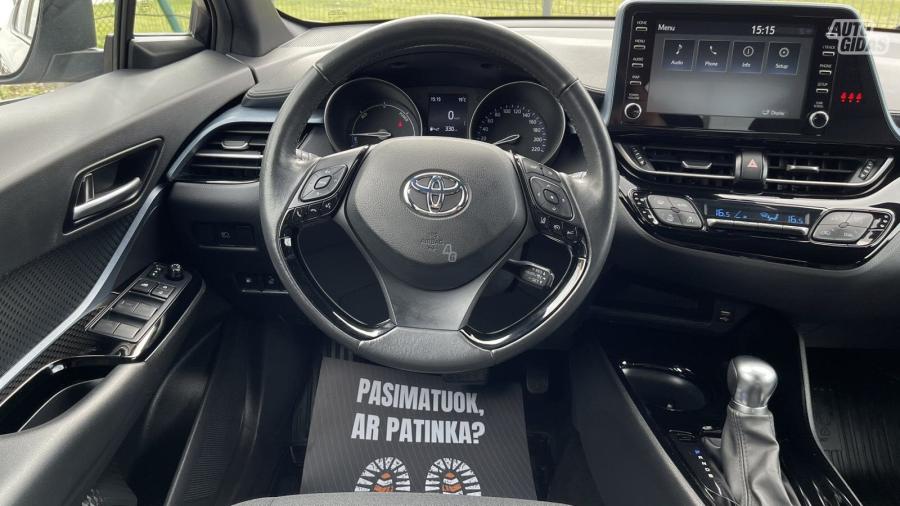 Grey Toyota C-HR 2021 in Marijampole, with an engine capacity of 1.80 L and mileage of 86 thousand km for 19900 €, photo 17 on AUTOMOTO.COM.LV