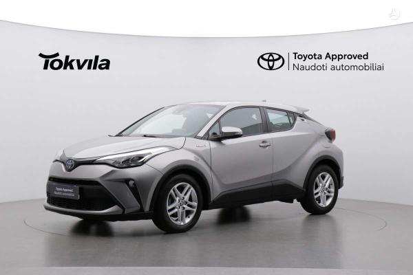 Pelēks Toyota C-HR 2021 Viļņa, ar dzinēja tilpumu 1.80 L un nobraukumu 91 tūkst. km par 23900 €, foto 1 vietnē AUTOMOTO.COM.LV