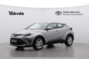 Grey Toyota C-HR 2021 in Vilnius, with an engine capacity of 1.80 L and mileage of 91 thousand km for 23900 €, photo  on AUTOMOTO.COM.LV