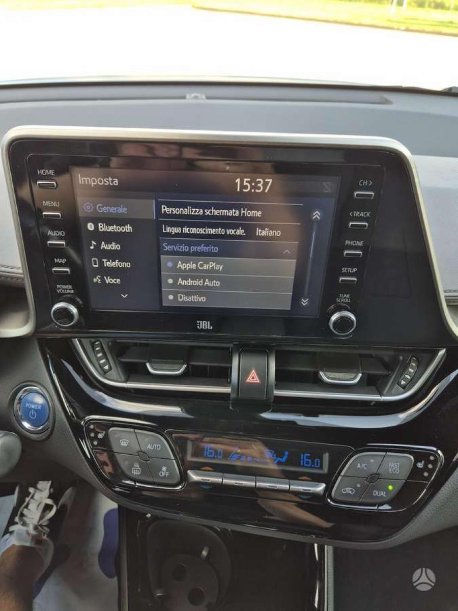 Grey Toyota C-HR 2021 in Panevezys, with an engine capacity of 1.99 L and mileage of 103 thousand km for 19990 €, photo 19 on AUTOMOTO.COM.LV