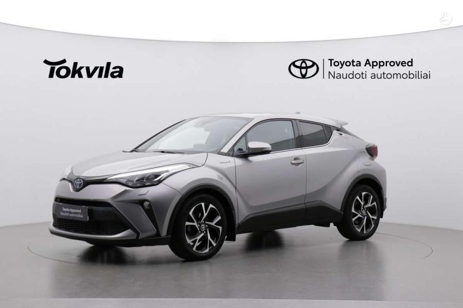 Серый Тойота C-HR 2021 в Вильнюс, объемом двигателя 1.80 л и пробегом 39 тыс. км за 23900 €, фото 1 на AUTOMOTO.COM.LV