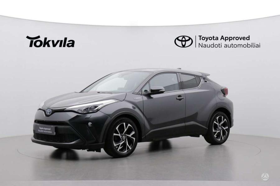 Серый Тойота C-HR 2021 в Вильнюс, объемом двигателя 1.80 л и пробегом 82 тыс. км за 23900 €, фото 1 на AUTOMOTO.COM.LV