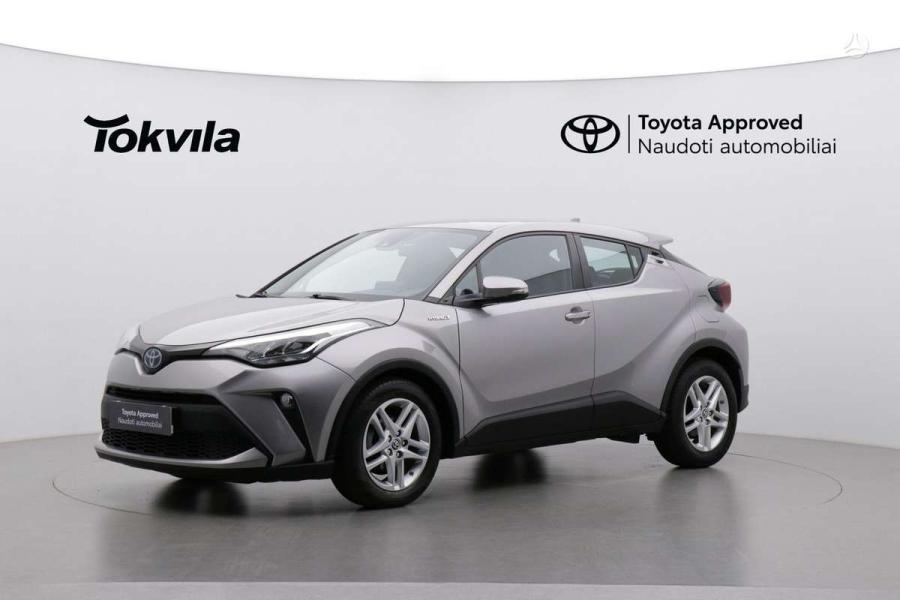 Pelēks Toyota C-HR 2021 Viļņa, ar dzinēja tilpumu 1.80 L un nobraukumu 91 tūkst. km par 22900 €, foto 1 vietnē AUTOMOTO.COM.LV