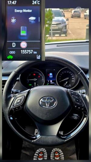 Grey Toyota C-HR 2021 in Siauliai, with an engine capacity of 1.80 L and mileage of 155 thousand km for 16850 €, photo 17 on AUTOMOTO.COM.LV