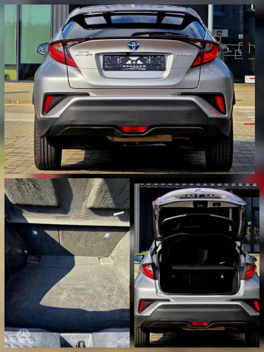 Grey Toyota C-HR 2021 in Siauliai, with an engine capacity of 1.80 L and mileage of 155 thousand km for 16850 €, photo 23 on AUTOMOTO.COM.LV