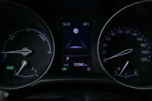 Grey Toyota C-HR 2022 in Vilnius, with an engine capacity of 1.99 L and mileage of 104 thousand km for 24900 €, photo 15 on AUTOMOTO.COM.LV