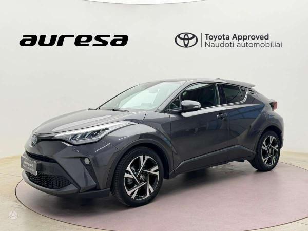 Pelēks Toyota C-HR 2022 Panevēža, ar dzinēja tilpumu 1.80 L un nobraukumu 85 tūkst. km par 22790 €, foto 1 vietnē AUTOMOTO.COM.LV