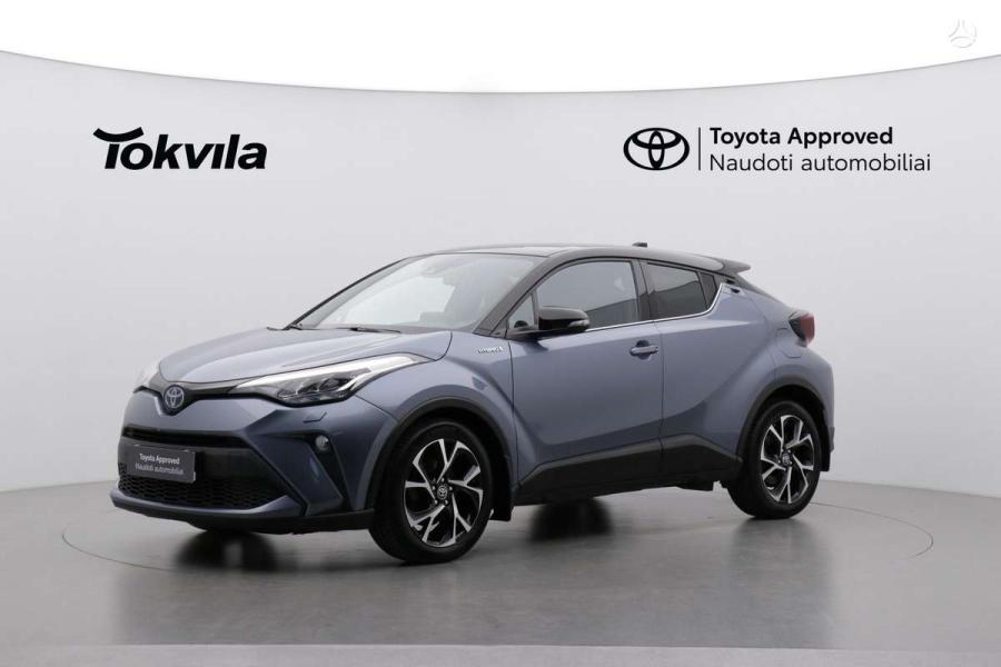 Pelēks Toyota C-HR 2022 Viļņa, ar dzinēja tilpumu 1.80 L un nobraukumu 33 tūkst. km par 25500 €, foto 1 vietnē AUTOMOTO.COM.LV