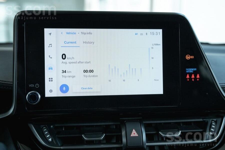 Pelēks Toyota C-HR 2022 Rīga, ar dzinēja tilpumu 1.80 L un nobraukumu 57 tūkst. km par 23900 €, foto 22 vietnē AUTOMOTO.COM.LV