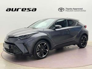 Pelēks Toyota C-HR 2022 Panevēža, ar dzinēja tilpumu 1.99 L un nobraukumu 102 tūkst. km par 25390 €, foto  vietnē AUTOMOTO.COM.LV