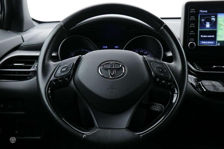 Grey Toyota C-HR 2022 in Vilnius, with an engine capacity of 1.99 L and mileage of 104 thousand km for 23900 €, photo 14 on AUTOMOTO.COM.LV
