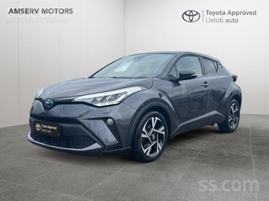 Grey Toyota C-HR 2023 in Riga, with an engine capacity of 1.80 L and mileage of 34 thousand km for 18000 €, photo 1 on AUTOMOTO.COM.LV