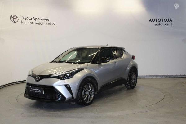 Grey Toyota C-HR 2023 in Kaunas, with an engine capacity of 1.80 L and mileage of 65 thousand km for 25900 €, photo 1 on AUTOMOTO.COM.LV