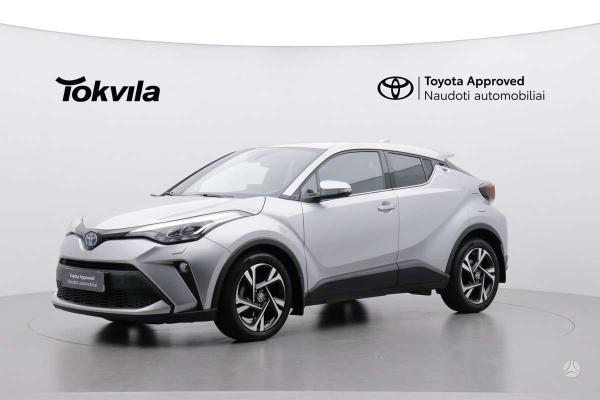 Pelēks Toyota C-HR 2023 Viļņa, ar dzinēja tilpumu 1.80 L un nobraukumu 58 tūkst. km par 22900 €, foto 1 vietnē AUTOMOTO.COM.LV