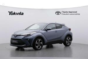Grey Toyota C-HR 2023 in Vilnius, with an engine capacity of 1.80 L and mileage of 48 thousand km for 22900 €, photo  on AUTOMOTO.COM.LV