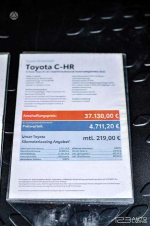 Pelēks Toyota C-HR 2023 Kretinga, ar dzinēja tilpumu 1.80 L un nobraukumu 30 tūkst. km par 23299 €, foto 12 vietnē AUTOMOTO.COM.LV