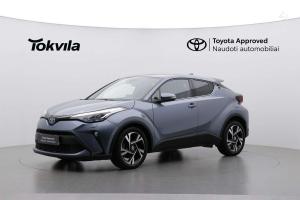 Pelēks Toyota C-HR 2023 Viļņa, ar dzinēja tilpumu 1.80 L un nobraukumu 65 tūkst. km par 26500 €, foto  vietnē AUTOMOTO.COM.LV