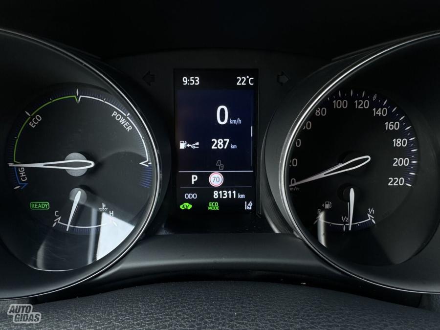 Pelēks Toyota C-HR 2023 Avižieniai, ar dzinēja tilpumu 1.80 L un nobraukumu 81 tūkst. km par 24250 €, foto 8 vietnē AUTOMOTO.COM.LV