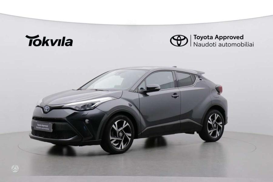 Серый Тойота C-HR 2023 в Вильнюс, объемом двигателя 1.80 л и пробегом 67 тыс. км за 26500 €, фото 1 на AUTOMOTO.COM.LV
