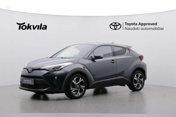 Pelēks Toyota C-HR 2023 Viļņa, ar dzinēja tilpumu 1.80 L un nobraukumu 67 tūkst. km par 26500 €, foto 1 vietnē AUTOMOTO.COM.LV