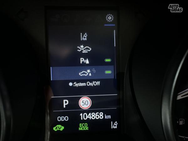 Pelēks Toyota C-HR 2023 Avižieniai, ar dzinēja tilpumu 1.80 L un nobraukumu 105 tūkst. km par 21450 €, foto 9 vietnē AUTOMOTO.COM.LV