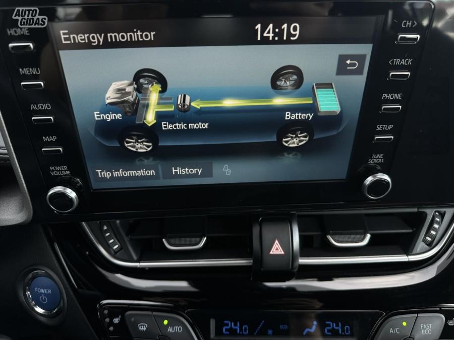Серый Тойота C-HR 2023 в Авиженяй, объемом двигателя 1.80 л и пробегом 105 тыс. км за 21450 €, фото 15 на AUTOMOTO.COM.LV