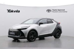 Серый Тойота C-HR 2024 в Вильнюс, объемом двигателя 1.99 л и пробегом 30 тыс. км за 42000 €, фото  на AUTOMOTO.COM.LV