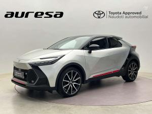 Grey Toyota C-HR 2024 in Panevezys, with an engine capacity of 1.99 L and mileage of 34 thousand km for 36590 €, photo  on AUTOMOTO.COM.LV