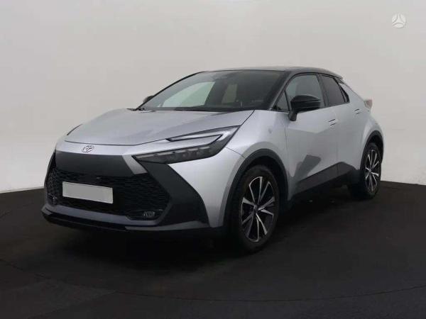 Grey Toyota C-HR 2024 in Vilnius, with an engine capacity of 1.80 L and mileage of 17 thousand km for 27995 €, photo 1 on AUTOMOTO.COM.LV