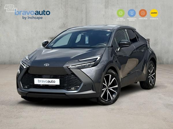 Grey Toyota C-HR 2024 in Kaunas, with an engine capacity of 1.80 L and mileage of 38 thousand km for 29771 €, photo 1 on AUTOMOTO.COM.LV