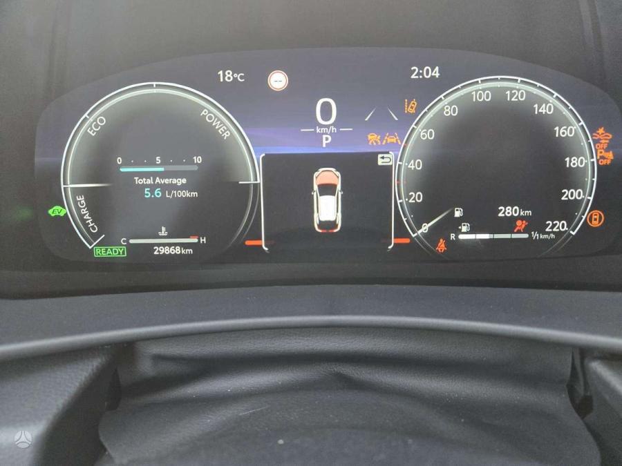 Серый Тойота C-HR 2024 в Шяуляй, объемом двигателя 1.80 л и пробегом 30 тыс. км за 16990 €, фото 15 на AUTOMOTO.COM.LV