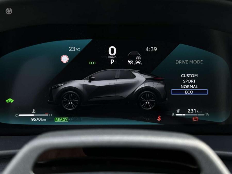 Серый Тойота C-HR 2024 в Вильнюс, объемом двигателя 2.00 л и пробегом 10 тыс. км за 37750 €, фото 12 на AUTOMOTO.COM.LV