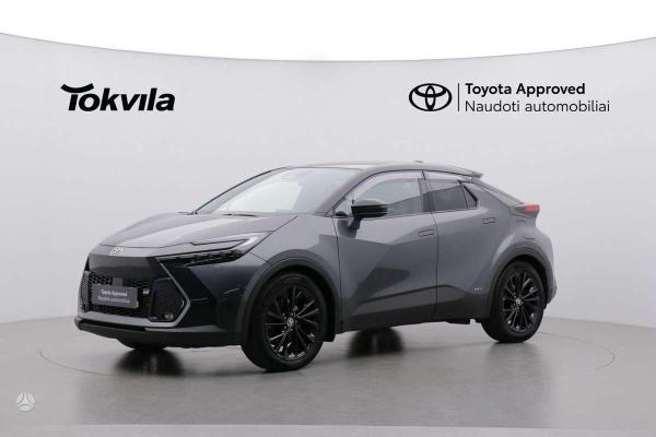 Серый Тойота C-HR 2024 в Вильнюс, объемом двигателя 1.99 л и пробегом 59 тыс. км за 40900 €, фото 1 на AUTOMOTO.COM.LV