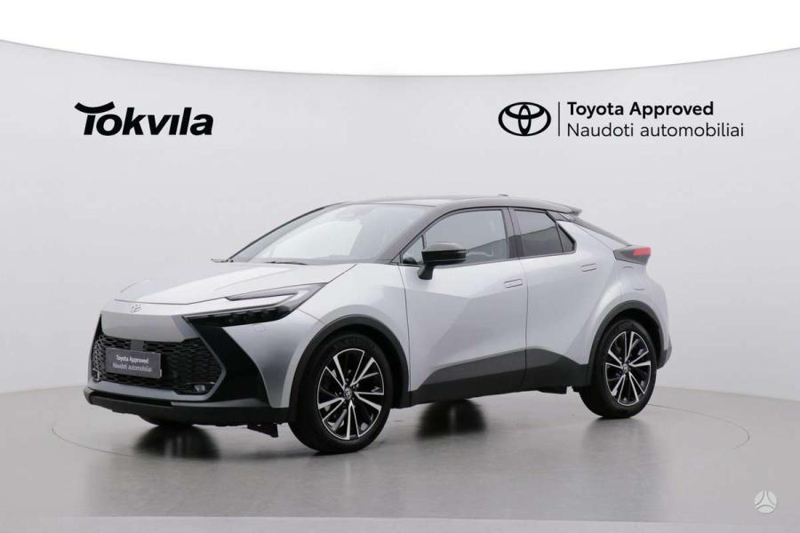 Pelēks Toyota C-HR 2024 Viļņa, ar dzinēja tilpumu 1.80 L un nobraukumu 62 tūkst. km par 33900 €, foto 3 vietnē AUTOMOTO.COM.LV