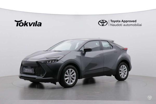 Grey Toyota C-HR 2025 in Vilnius, with an engine capacity of 1.80 L and mileage of 19 thousand km for 26500 €, photo 1 on AUTOMOTO.COM.LV