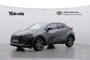 Grey Toyota C-HR 2025 in Vilnius, with an engine capacity of 1.80 L and mileage of 24 thousand km for 29990 €, photo  on AUTOMOTO.COM.LV