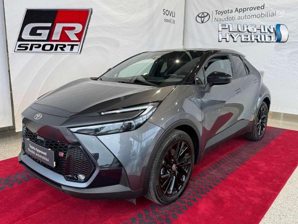 Grey Toyota C-HR 2025 in Siauliai, with an engine capacity of 1.99 L and mileage of 16 thousand km for 37900 €, photo 1 on AUTOMOTO.COM.LV