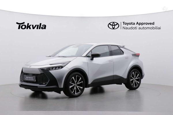 Pelēks Toyota C-HR 2025 Viļņa, ar dzinēja tilpumu 1.80 L un nobraukumu 24 tūkst. km par 29990 €, foto 1 vietnē AUTOMOTO.COM.LV