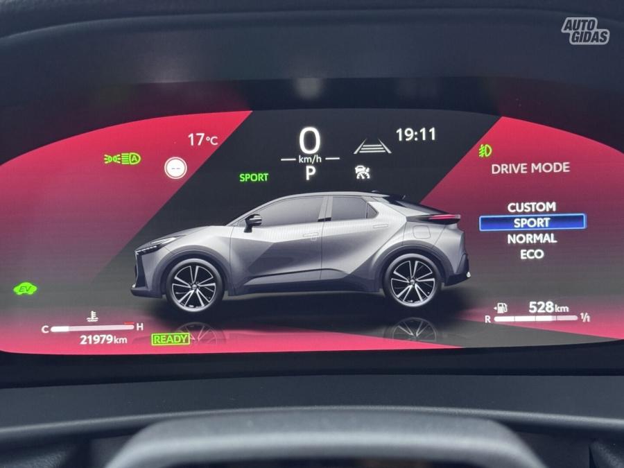 Серый Тойота C-HR 2026 в Авиженяй, объемом двигателя 1.80 л и пробегом 22 тыс. км за 27500 €, фото 15 на AUTOMOTO.COM.LV