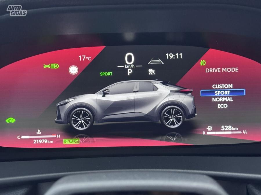 Серый Тойота C-HR 2026 в Авиженяй, объемом двигателя 1.80 л и пробегом 22 тыс. км за 27500 €, фото 14 на AUTOMOTO.COM.LV