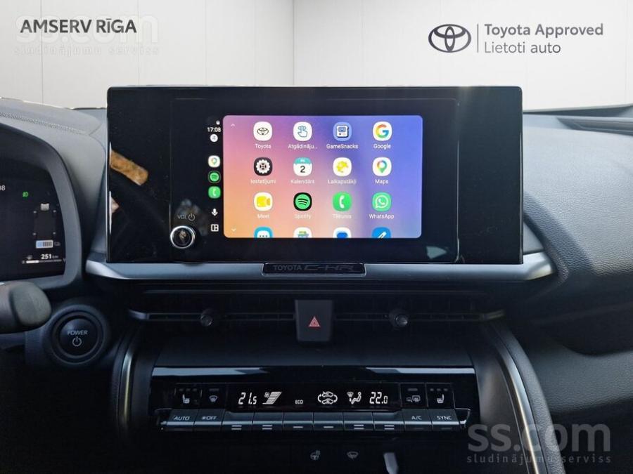 Pelēks Toyota C-HR 2026 Rīga, ar dzinēja tilpumu 1.80 L un nobraukumu 24 tūkst. km par 26900 €, foto 17 vietnē AUTOMOTO.COM.LV