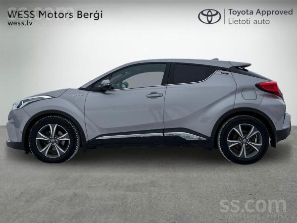 Pelēks Toyota C-HR 2016 Rīga, ar dzinēja tilpumu 1.80 L un nobraukumu 104 tūkst. km par 17990 €, foto 3 vietnē AUTOMOTO.COM.LV